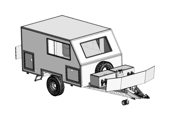 Design: 3.3m Modular Caravan - TOPOLOGROUP