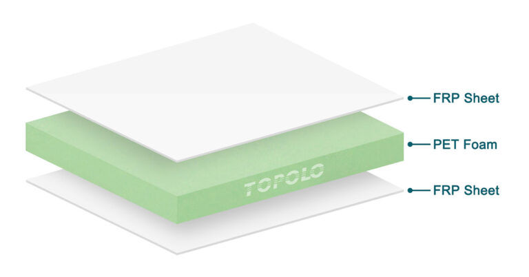 FRP Skin PET Foam Sandwich Panels