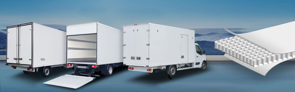 Dry Freight Truck Solutions - Fiberglass Honeycomb Panels - TOPOLOGROUP